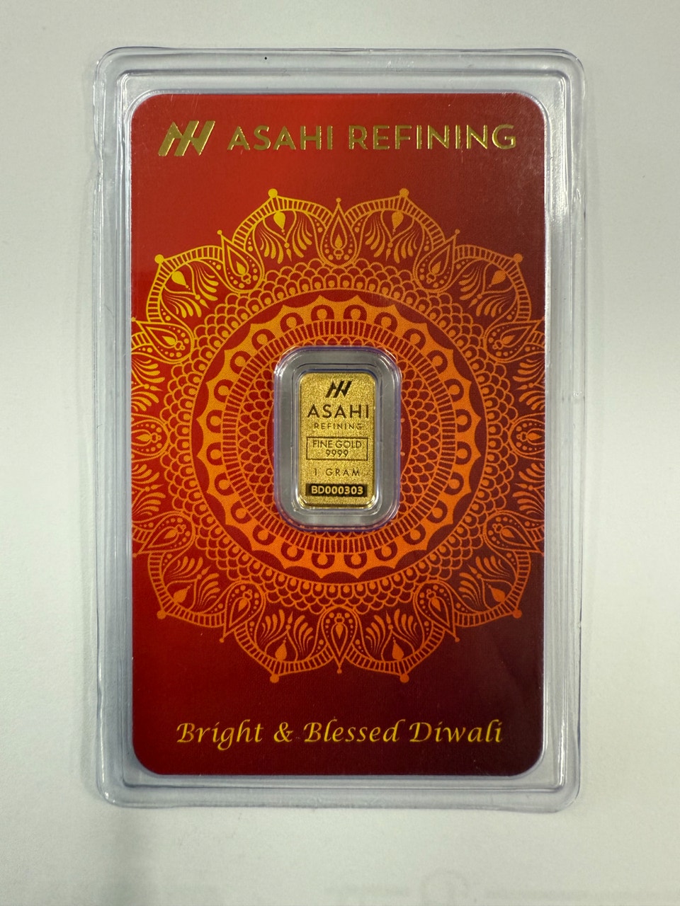 Asahi refining 1g pure gold bar - Diwali Special offer!!!! | Arts ...