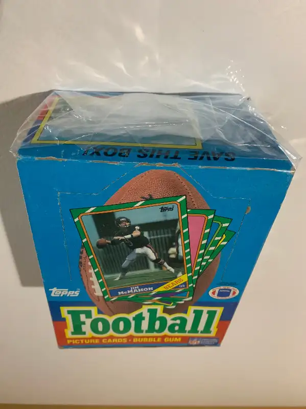 1986 Topps Football WAX BOX 36 ct. Packs, Young Jerry Rice RC. | Arts ...