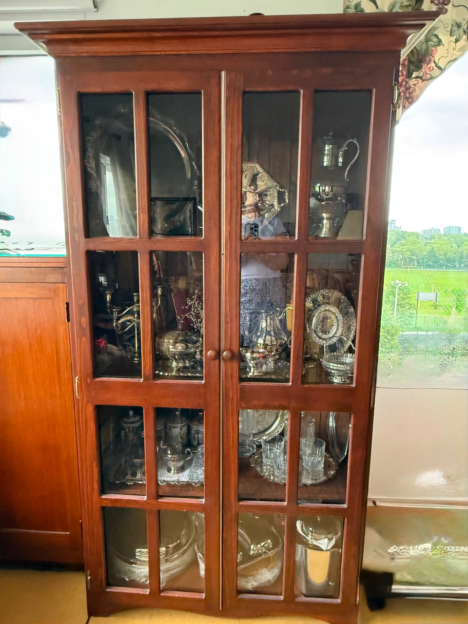 Glass Door Display Cabinet / Curio Cabinet | Hutches & Display Cabinets ...