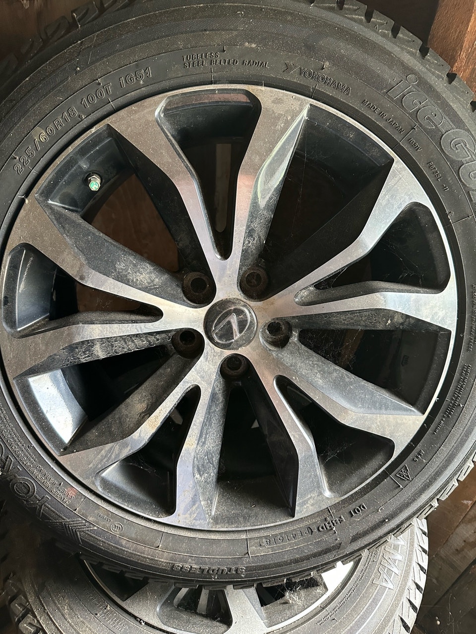 Lexus nx rims with winter tires | Tires & Rims | Barrie | Free local ...
