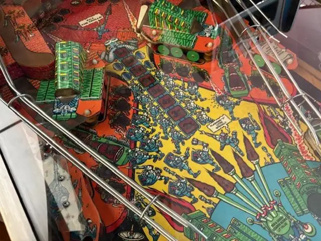 Machine à boules Williams Big Guns Pinball machine arcade game | Toys ...