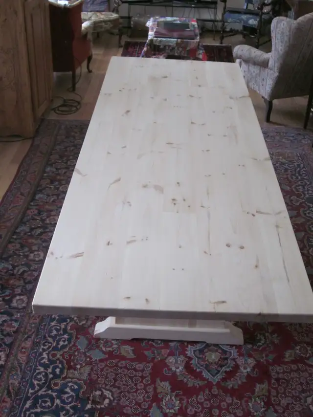 RARE&UNIQUE(SANS CHAISES) TABLE NEUVE 10PEDSX42"STYLE CHAMPETRE ...