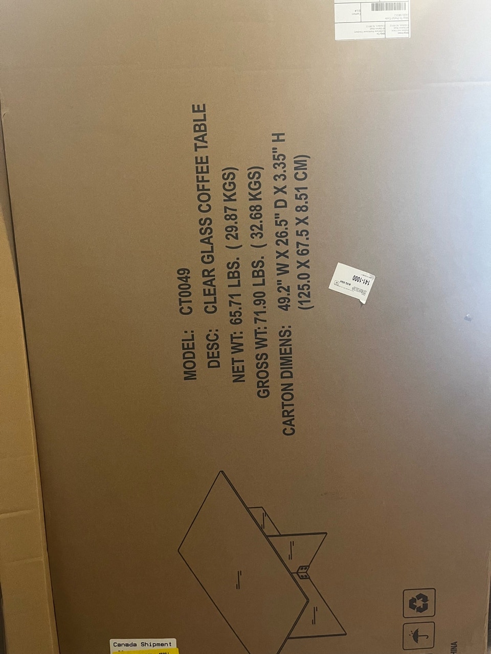 New Glass Coffee Table (still in box!) | Coffee Tables | Cole Harbour ...