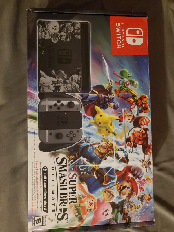 Limited edition Super smash brothers Ultimate Nintendo switch ... Limited edition Super smash brothers Ultimate Nintendo switch ...