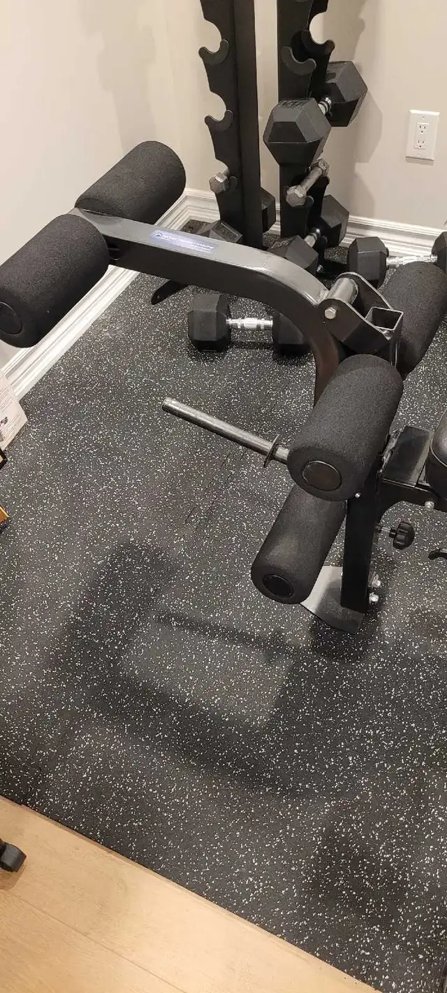 Northern Lights Rack with Lat Pulldown, Bar and Weight Plates ...