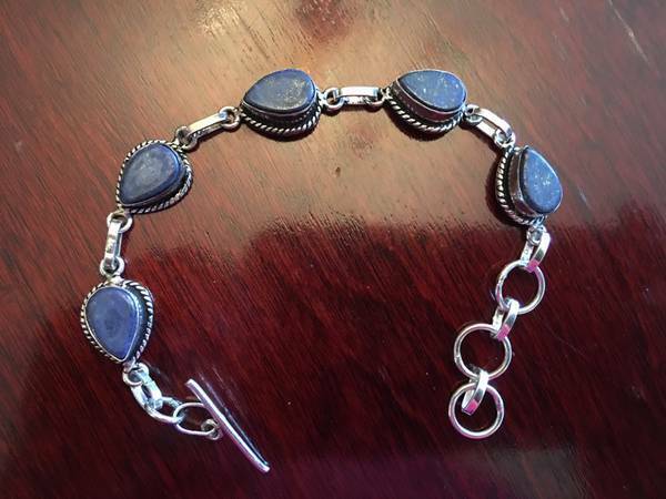 Collection of Sterling Silver Bracelet with Natural Stones | Jewellery ...