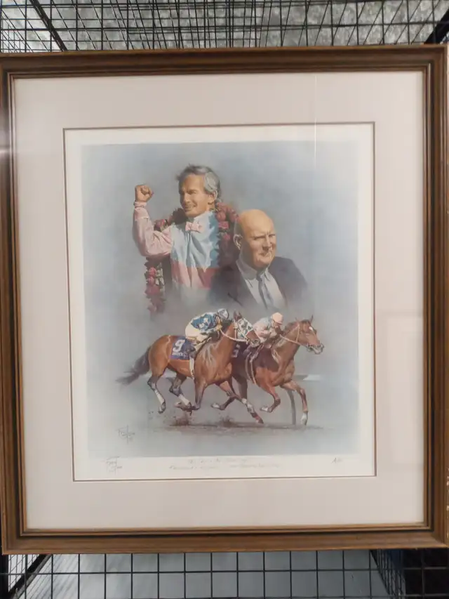Fred Stone "The Shoe & The Bald Eagle 1987 Breeders Cup Classic" | Arts ...