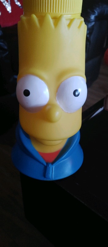 BART SIMPSON WATER BOTTLE | Arts & Collectibles | Edmonton | Free local ...