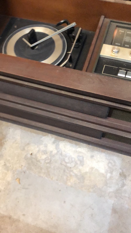 Old record player tuner floor model | Stereo Systems & Home Theatre ...