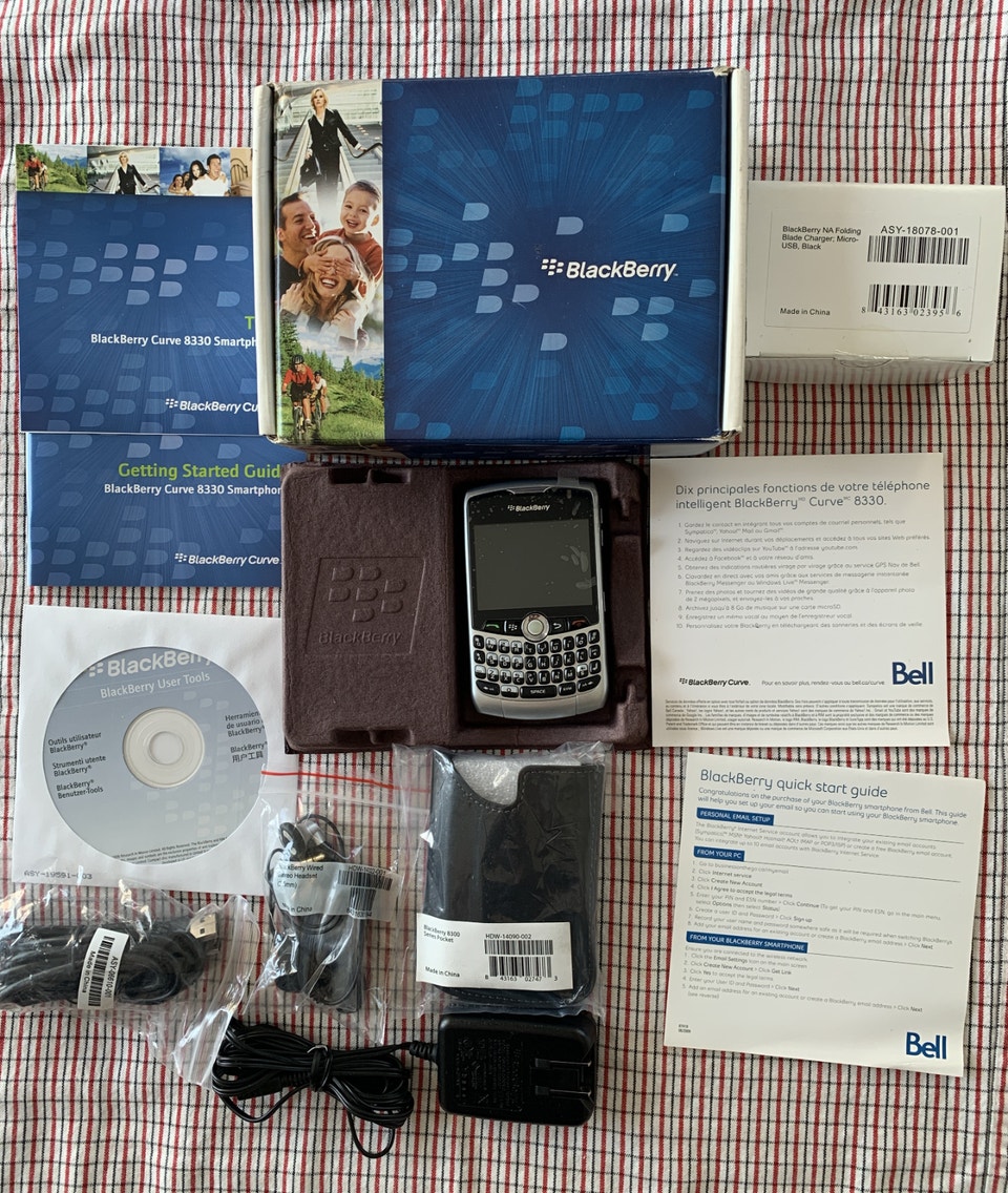 BlackBerry Curve 8330 Sprint 3G Cell-Smartphone-Rare-Collectors | Cell ...