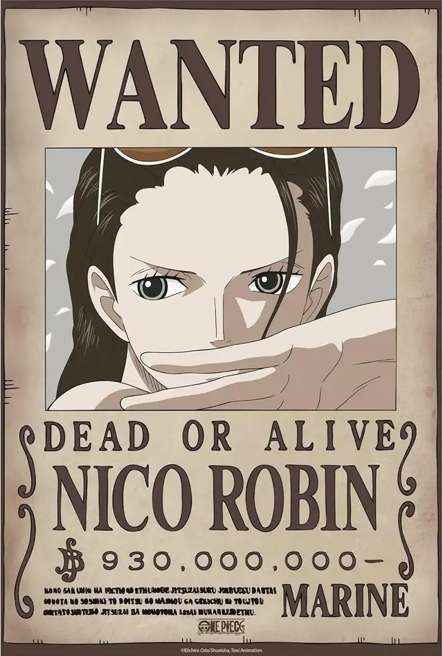 NEW GB eye - ONE PIECE Wanted Nico Robin Wano Poster (52 x 38 cm | Arts ...