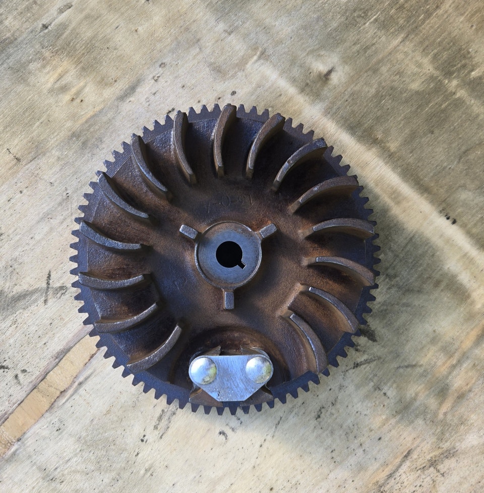 Tecumseh 5 HP Snow Blower Horizontal Shaft Engine Flywheel ...
