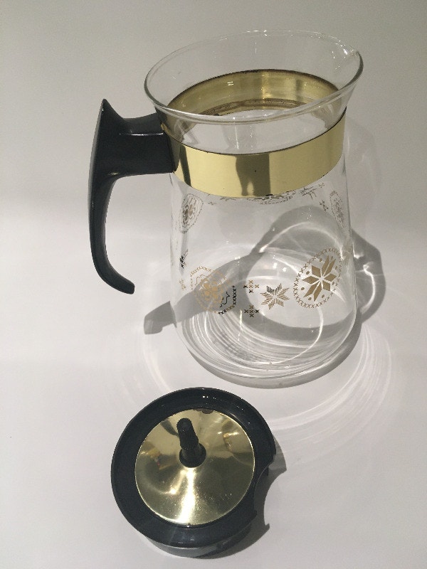 POT À CAFÉ PYREX MID CENTURY VINTAGE RÉTRO RÉCHAUD CAFETIÈRE | Art et ...