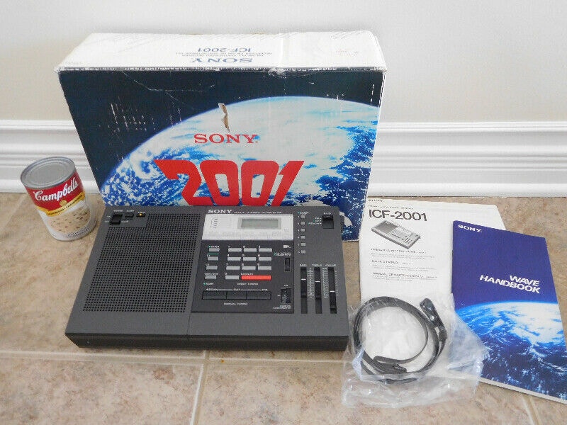 SONY ICF-2001 AM/FM Shortwave RADIO Synthesized Receiver 1981 | Stereo ...