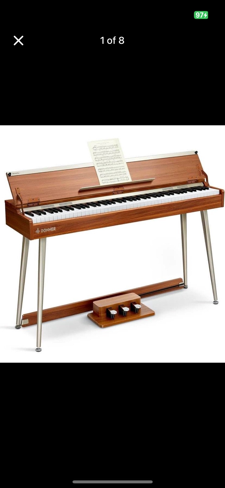 Donner DDP-80 PLUS Digital Piano 88 Key Weighted Keyboard, Home | Pianos & Keyboards | Hamilton ...