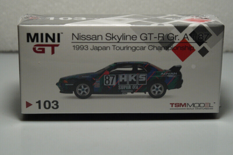 *SOLD* Mini GT Nissan Skyline GTR R32 HKS 1993 Group A 1/64 JDM | Arts ...
