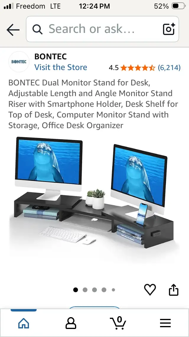 Bontec Dual Monitor Stand - tablette à moniteur écran | Monitors ...