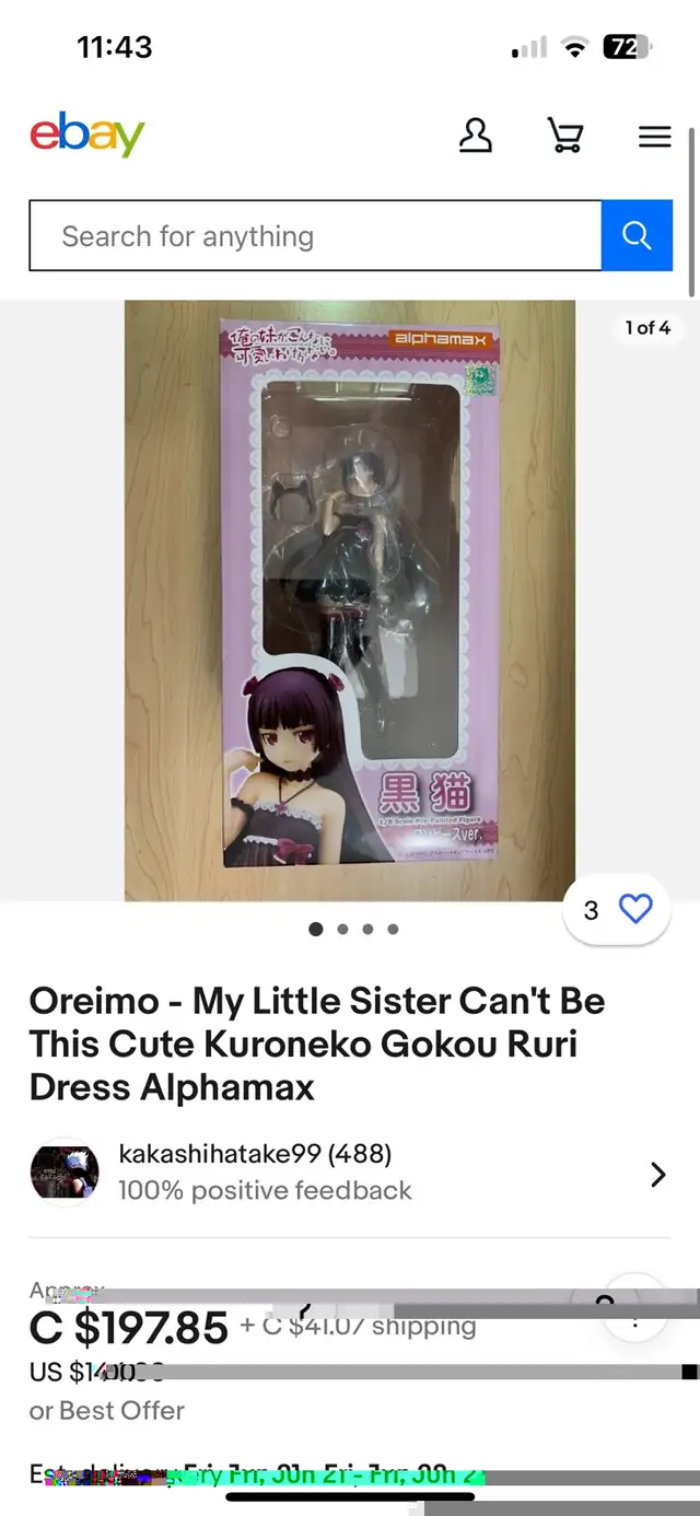 *New* Oreimo - My Little Sister Can't Be This Cute Kuroneko Goko | Arts ...