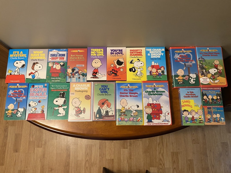 Peanuts Snoopy Charlie Brown VHS Lot x19 (4 BN/Sealed) | Arts ...