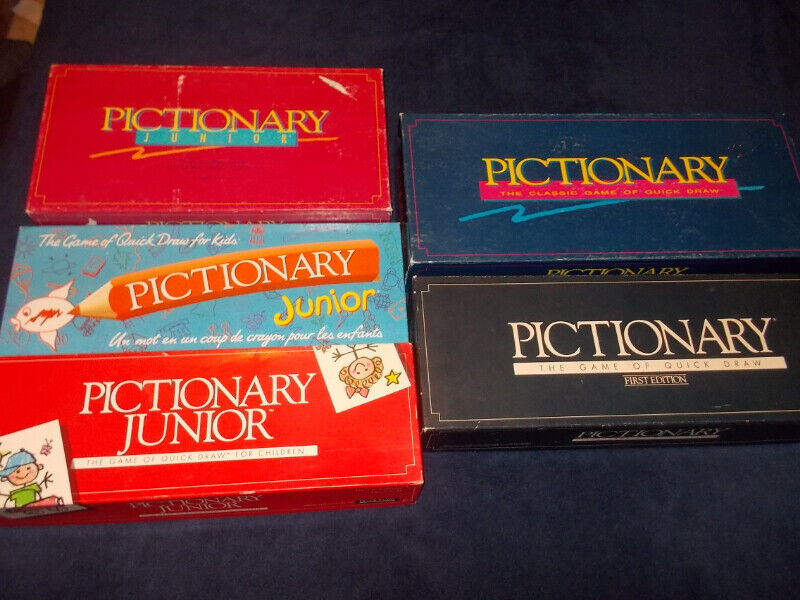Pictionary 1st/2nd Ed,Pictionary Junior, Updated for90's Edition | Toys ...
