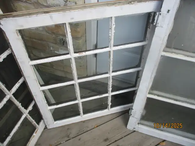 3 OLD 1915 STORM 12 PANE WINDOWS $30 EA. GREENHOUSE RENOVATION ...