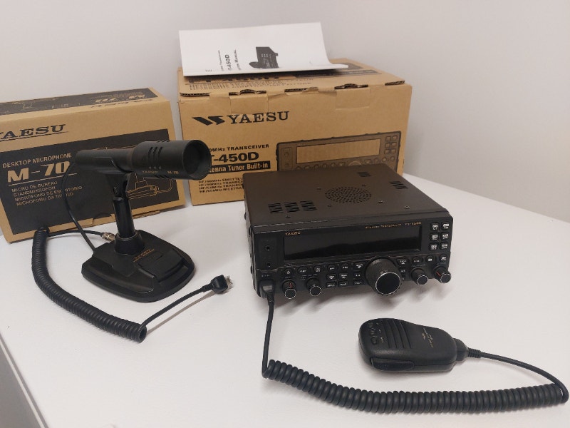 Yaesu FT-450D HF/50 MHz Transceiver Ham Radio | General Electronics ...