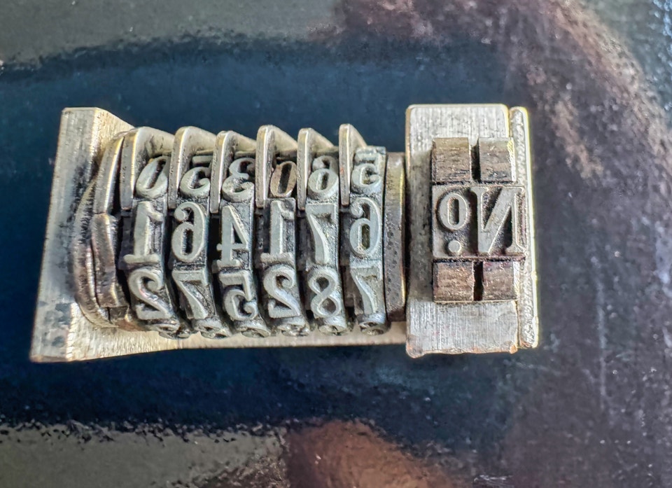Numbering Machine (letterpress) -- crash number -- collector pc. | Arts ...