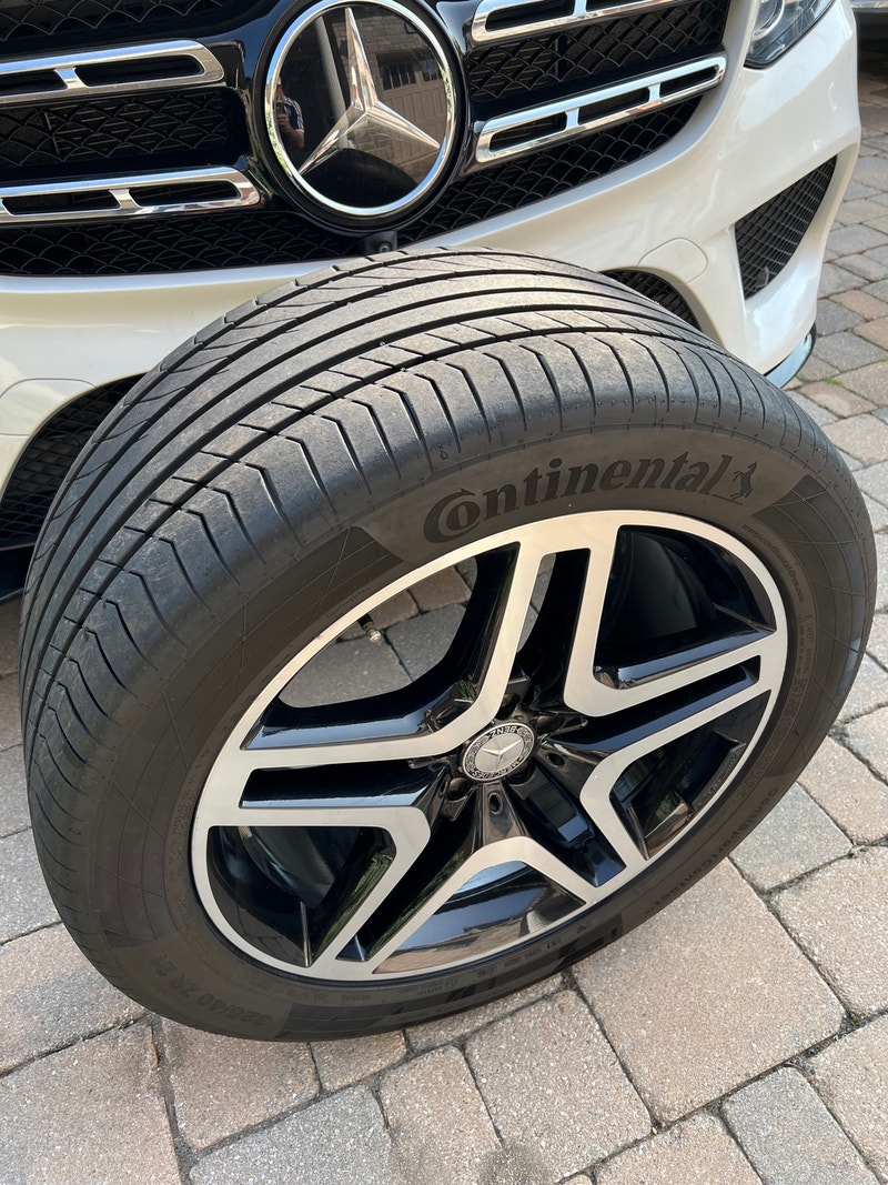 Authentic OEM Mercedes Benz AMG rims with tires wheel set | Tires ...