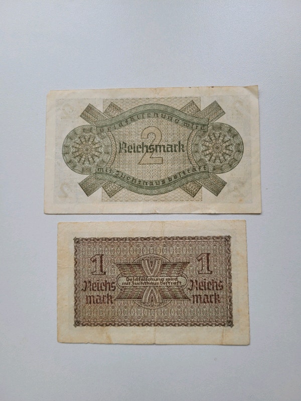 Lot Antique 1930s/40s WWII Germany Nazi Banknotes | Arts & Collectibles ...