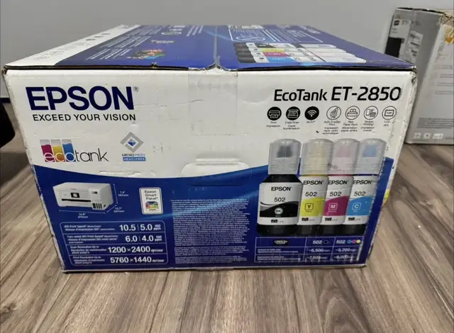 Epson EcoTank ET-2850 Printer - Like New! | General Electronics ...