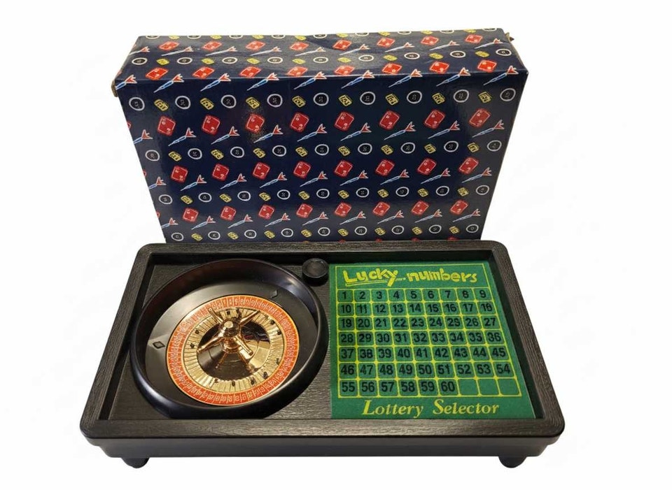 Vintage/Retro Mini Roulette "Lucky Numbers Lottery Selector." | Arts ...
