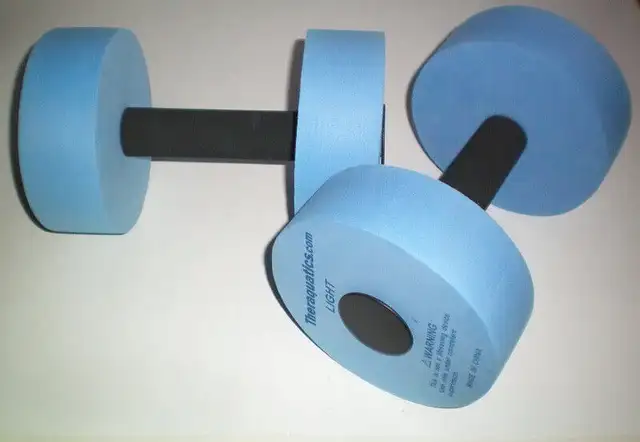 Set of Theraquatics Slim Line Water Barbells | Exercise Equipment ...