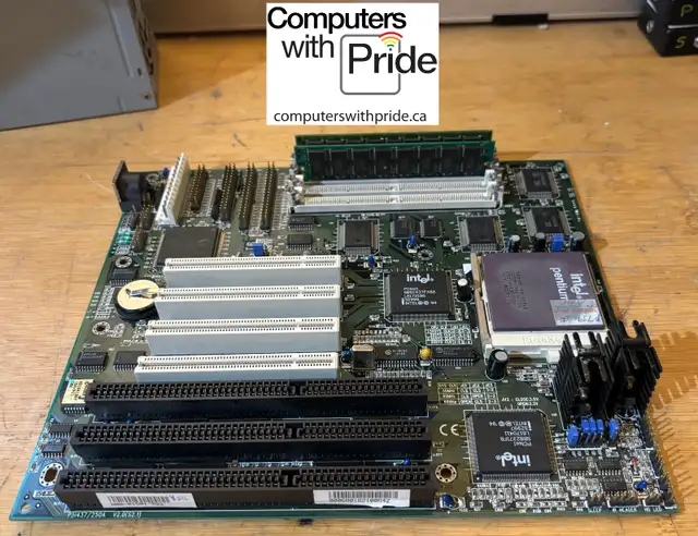 QDI P5I437/250A V2.0 (S2.1) Socket 7 (PGA321) ISA PCI Baby AT MB ...