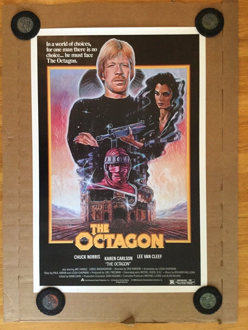 The Octagon Original Movie Theatre Poster | Arts & Collectibles ...