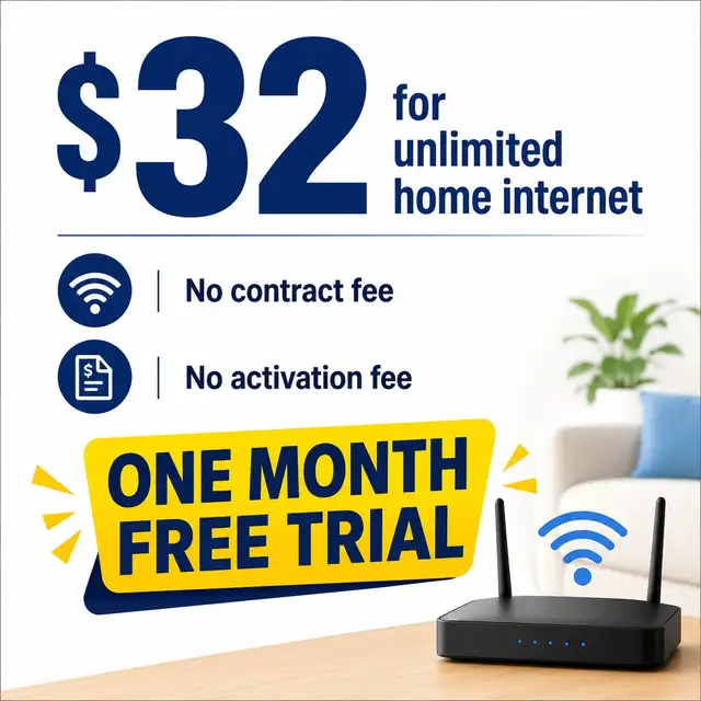 $32 Home Internet for Unlimited Data | General Electronics | Bathurst ...