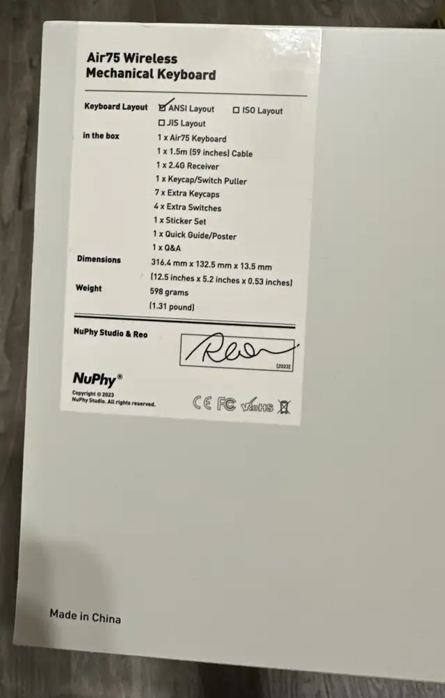 Nuphy Air75 V2 Mechanical Keyboard | Mice, Keyboards & Webcams | Ottawa ...