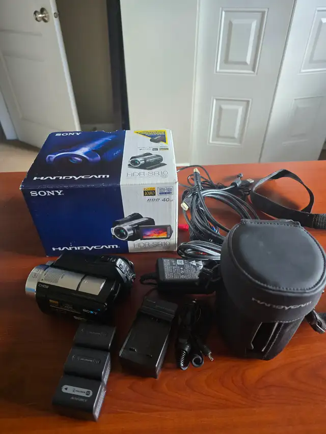 Sony HDR-SR10 40GB Hybrid HDD/Memory Stick High Def Camcorder | Cameras ...