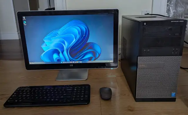 Computer PC Intel i5 Quad-core Monitor Windows 11 WiFi Ready | Desktop ...