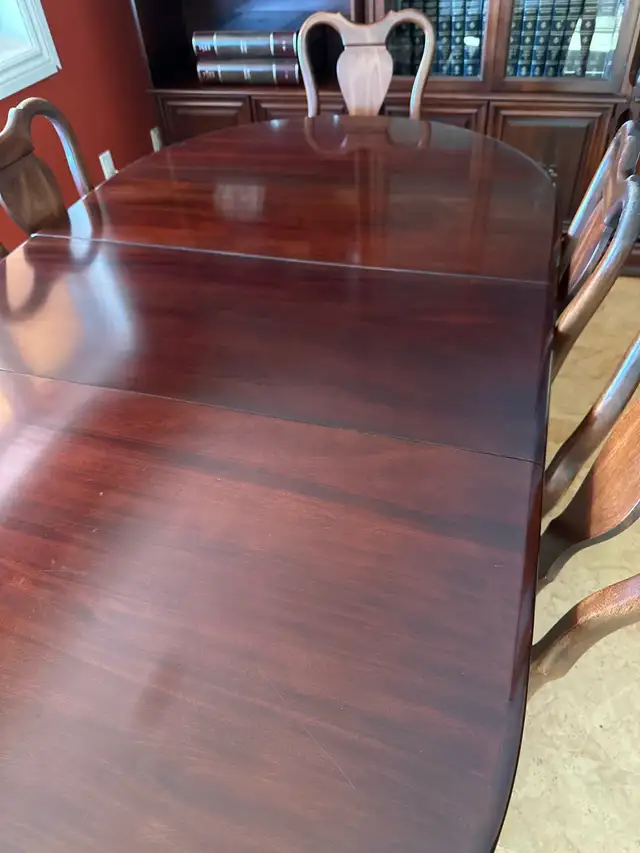 dining table with chairs Gibbard mahogany | Dining Tables & Sets ...