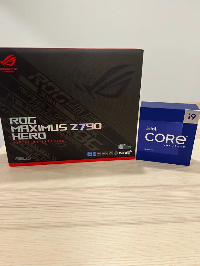 Asus ROG Maximus Z790 - i9 13900k | System Components Asus ROG Maximus Z790 - i9 13900k | System Components