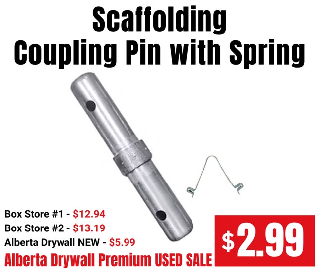USED Scaffolding Coupling Pins with Spring | Ladders & Scaffolding ...