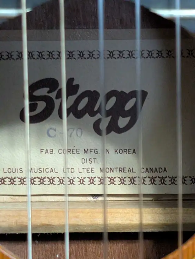 STAGG C-70 Classic Guitar made in Korea | Guitars | Kitchener ...