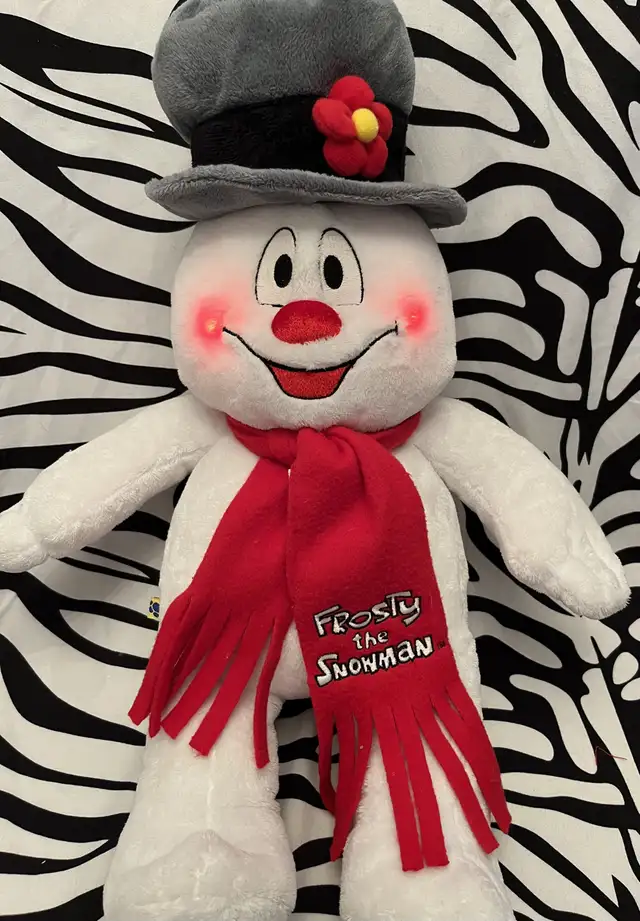 Frosty The Snowman Building-a-Bear Plush with light up feature | Arts ...