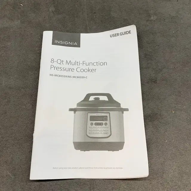 Insignia 8-quart multi-function pressure cooker | Microwaves & Cookers ...