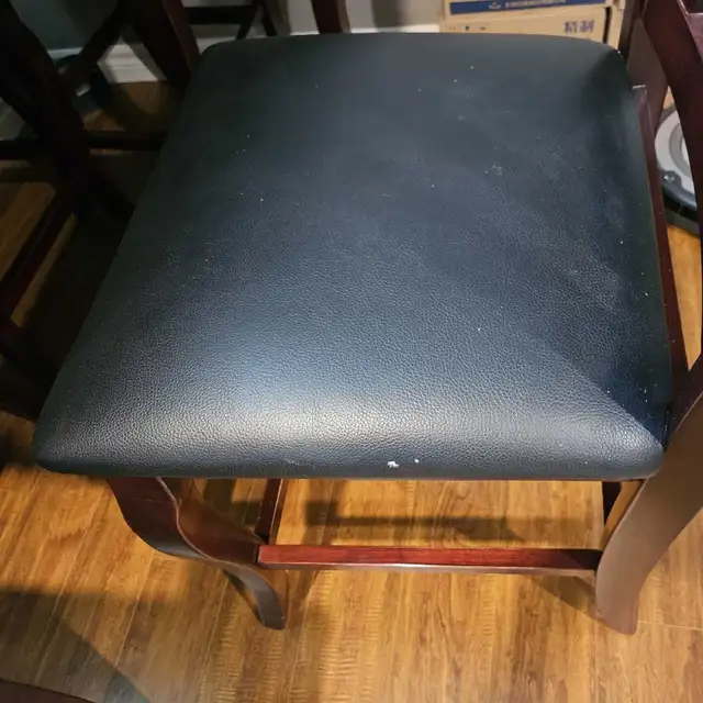 dining set square table chairs expandable turntable lazy Susan | Dining ...