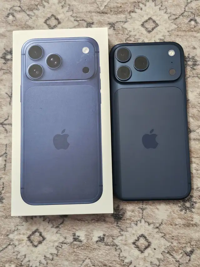 Blue iPhone 17 Pro max 512GB - AC+ Sep 2027 - Receipt | Cell Phones ...