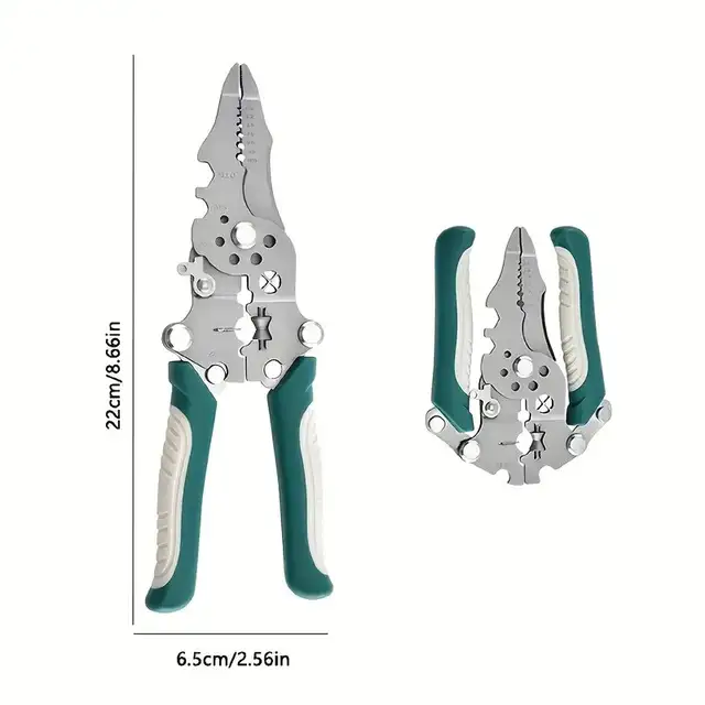Heavy-Duty All-in-One Wire Stripper & Crimper Pliers | Hand Tools ...