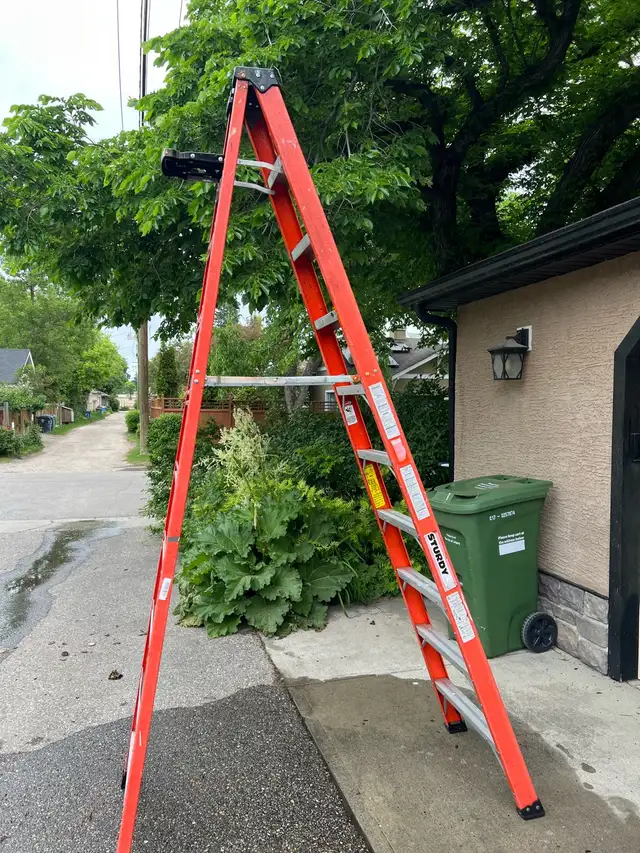 Fiberglass Ten Foot A-Frame Ladder | Ladders & Scaffolding | Calgary ...