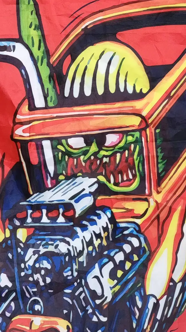 Rat Fink Banner Flag Man Cave Rat Rod Ed Roth | Arts & Collectibles ...