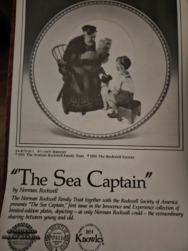 The sea captain by Norman Rockwell | Art et objets de collection ...